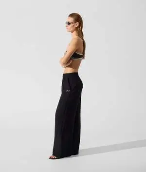 Karl Lagerfeld Signature Wide-leg Beach Pants