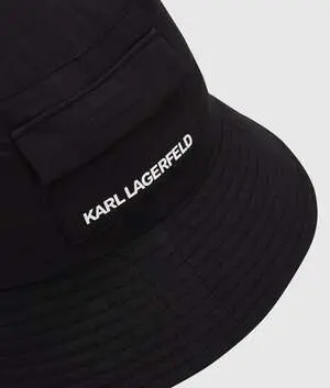 Karl Lagerfeld Logo Bucket Hat