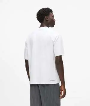 Karl Lagerfeld Pinstripe Pocket T-shirt