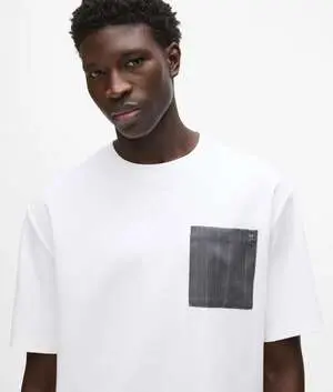 Karl Lagerfeld Pinstripe Pocket T-shirt