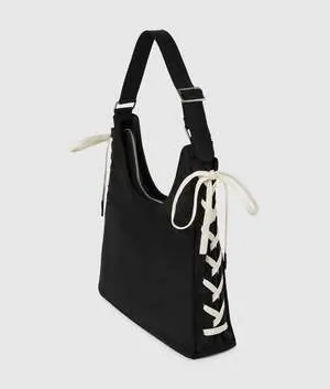 Karl Lagerfeld Polyamide Lace-up Tote Bag
