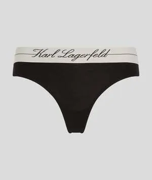 Karl Lagerfeld Hotel Karl Thong - Black