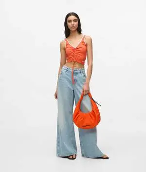KL JEANS Gathered Hobo Bag - Grenadine