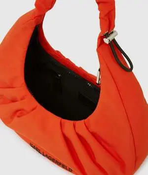 KL JEANS Gathered Hobo Bag - Grenadine