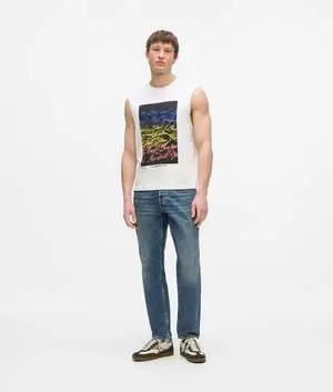 KL JEANS Karl Love Letter Tank Top