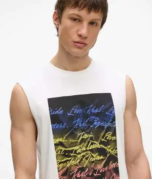 KL JEANS Karl Love Letter Tank Top