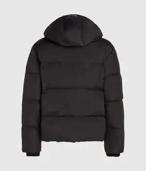 Karl Lagerfeld Short Hooded Puffer Jacket