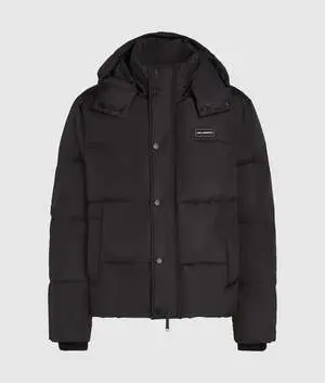 Karl Lagerfeld Short Hooded Puffer Jacket