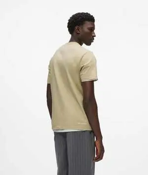 Karl Lagerfeld Ikon Stripe Pocket T-shirt - Twill