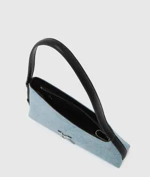 KL JEANS Geo Denim Shoulder Bag