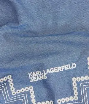 KL JEANS Denim Triangle Bandana Scarf