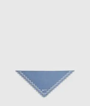 KL JEANS Denim Triangle Bandana Scarf