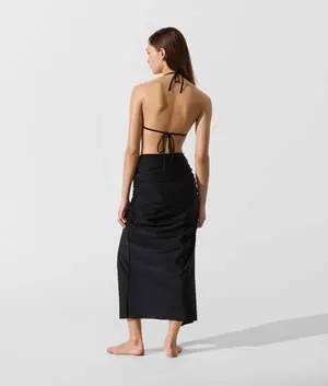 Karl Lagerfeld Knot-detail Maxi Pareo