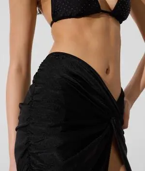 Karl Lagerfeld Knot-detail Maxi Pareo