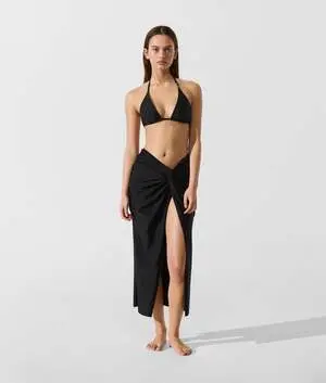 Karl Lagerfeld Knot-detail Maxi Pareo
