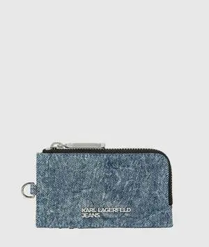 KL JEANS Denim Zipped Cardholder