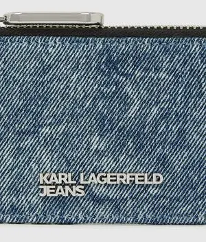KL JEANS Denim Zipped Cardholder
