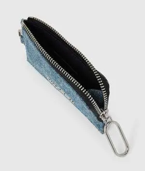 KL JEANS Denim Zipped Cardholder