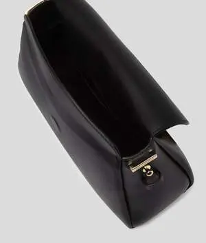 Karl Lagerfeld Kl Studio Crossbody Bag In Leather With Gold-toned Hardware