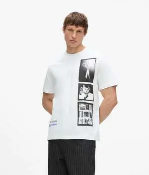 KL JEANS Polaroid Print T-shirt - White