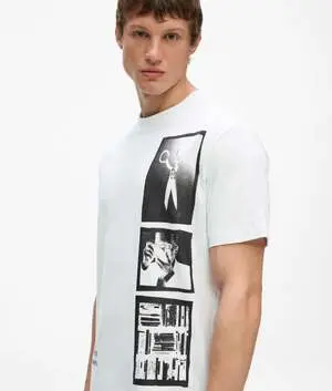 Karl Lagerfeld Polaroid Print T-shirt