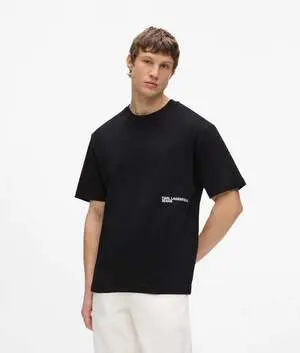 KL JEANS Relaxed Gradient Logo T-shirt - Black