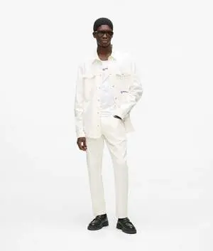 Karl Lagerfeld Tapered Jeans - White Denim