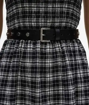 KL JEANS Studded Leather Belt