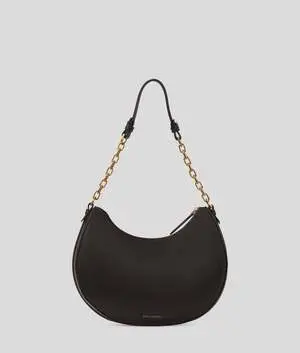 Karl Lagerfeld K/autograph Moon Shoulder Bag - Black