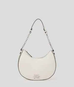 Karl Lagerfeld K/autograph Moon Shoulder Bag - Cement
