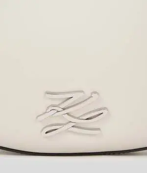 Karl Lagerfeld K/autograph Moon Shoulder Bag - Cement