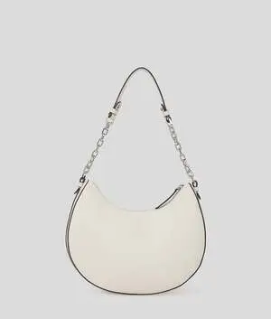 Karl Lagerfeld K/autograph Moon Shoulder Bag - Cement