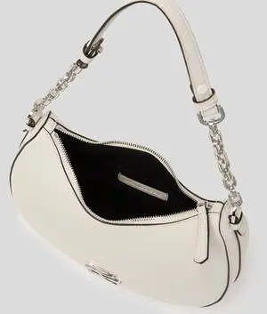 Karl Lagerfeld K/autograph Moon Shoulder Bag - Cement