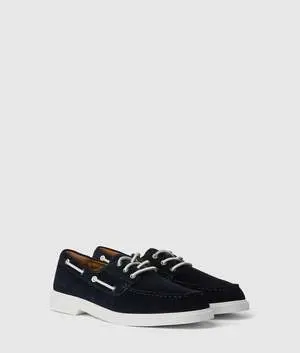 Karl Lagerfeld Suede Kori Boat Shoes