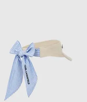 Karl Lagerfeld Ikon Choupette Tie Detail Visor