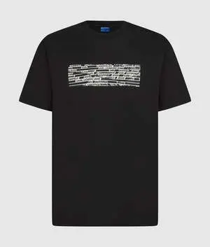 KL JEANS Stripe Logo T-shirt - Black