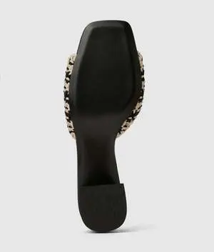 Karl Lagerfeld Plaza Ii Crochet Heeled Sandals