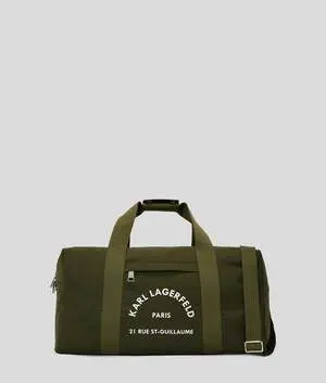 Karl Lagerfeld Rue St-guillaume Nylon Weekender Bag - Khaki