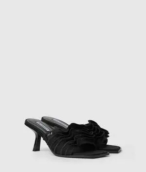 Karl Lagerfeld Karmel Ruche Heeled Sandals