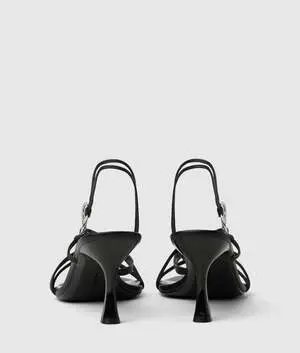 Karl Lagerfeld Sienna Cord Heeled Sandals