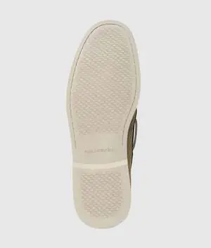Karl Lagerfeld Kori Tri-color Boat Shoes - Khaki