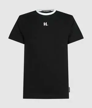 Karl Lagerfeld Monogram Slim T-shirt - Black