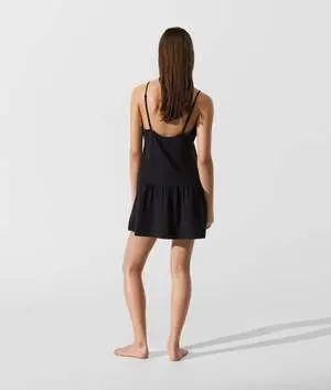 Karl Lagerfeld Signature Jersey Mini Beach Dress