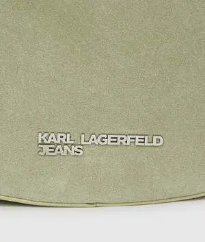 KL JEANS Jeans Rounded Suede Top Handle Bag