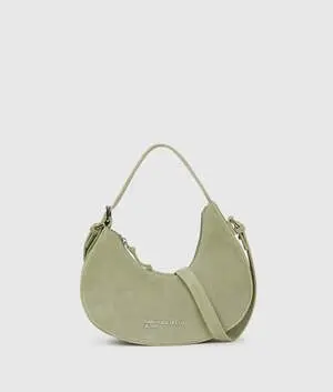 KL JEANS Jeans Rounded Suede Top Handle Bag