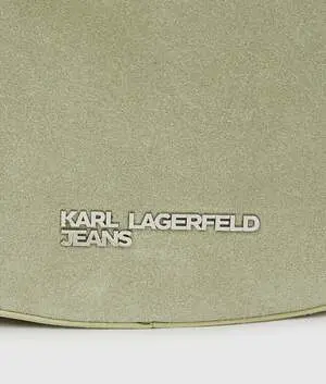 KL JEANS Jeans Rounded Suede Top Handle Bag