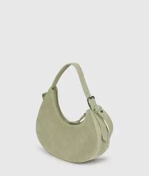 KL JEANS Jeans Rounded Suede Top Handle Bag