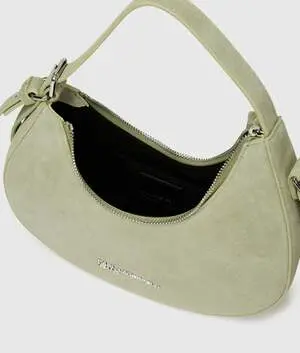 KL JEANS Jeans Rounded Suede Top Handle Bag