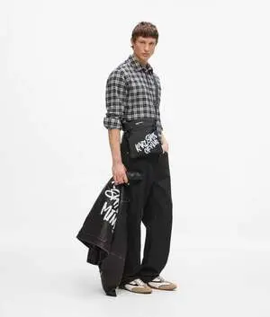KL JEANS Jeans Coated Flat Crossbody Bag