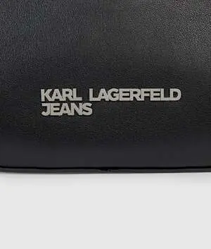 KL JEANS Jeans Rounded Leather Top Handle Bag